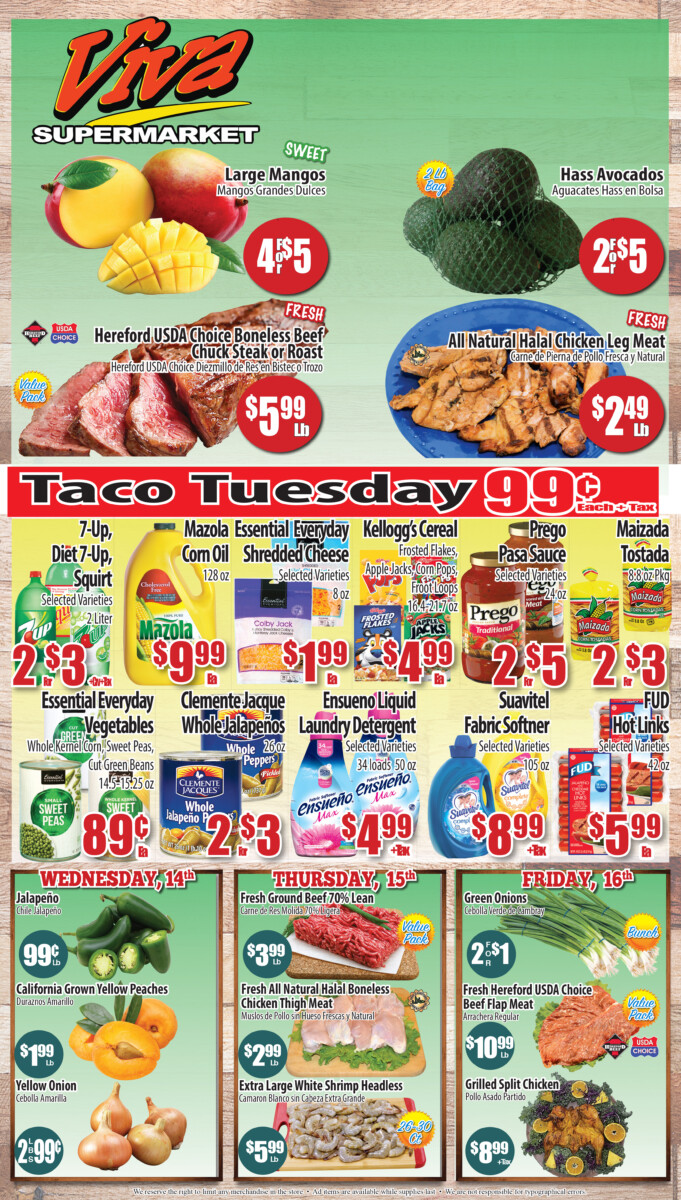 Weekly Specials – Viva Supermarket